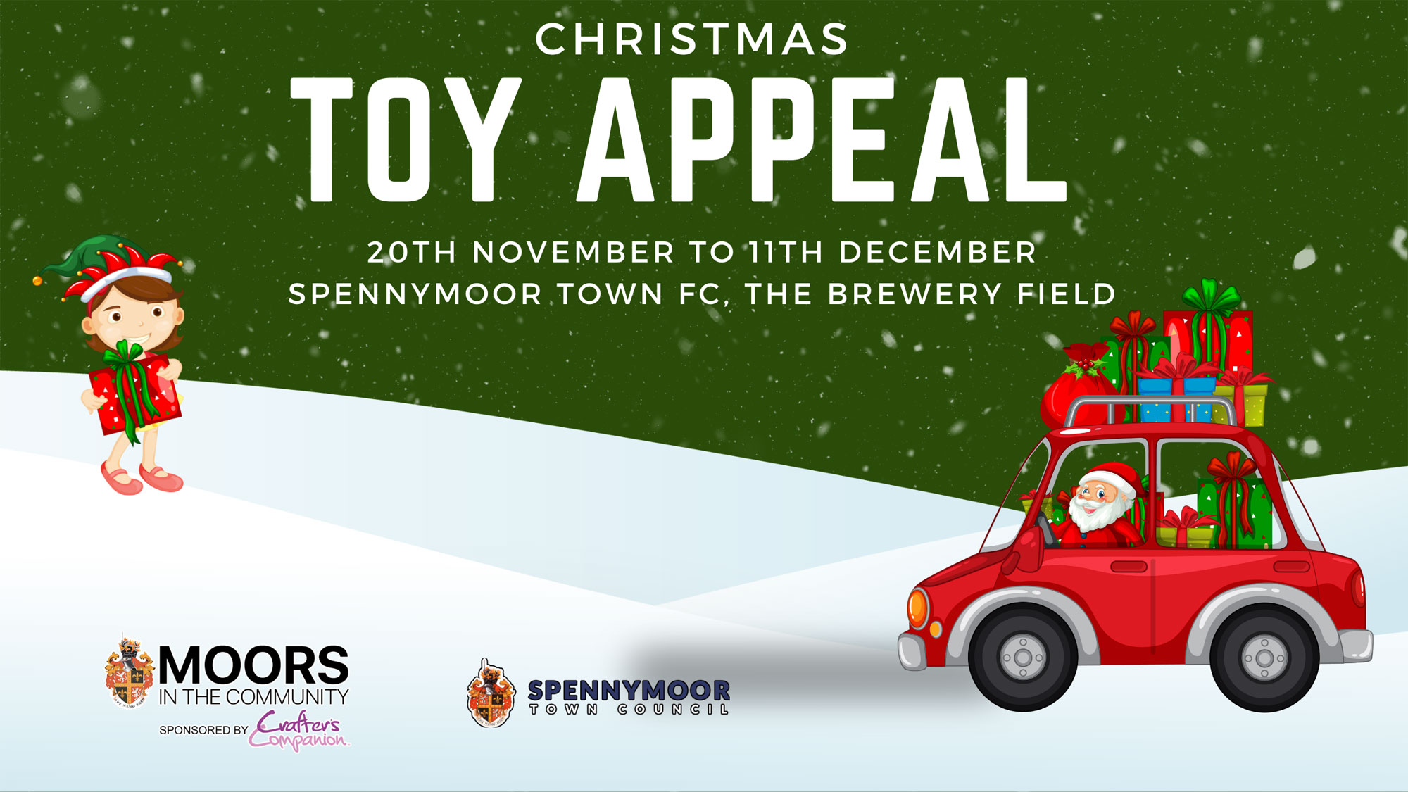 Moors Launch Christmas Toy Appeal - Spennymoor Town FC