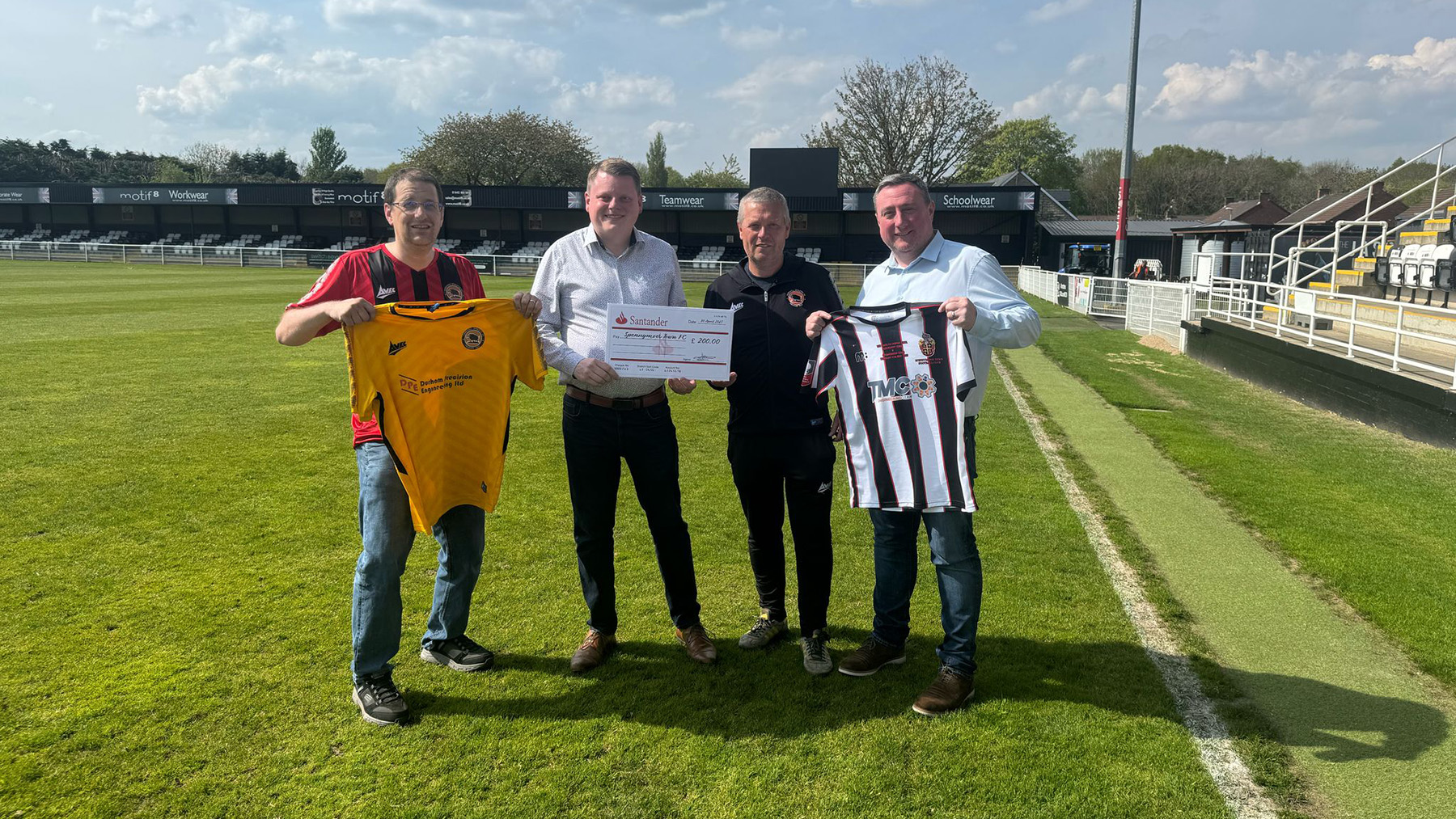 Ferryhill Athletic Make Wembley Donation - Spennymoor Town FC